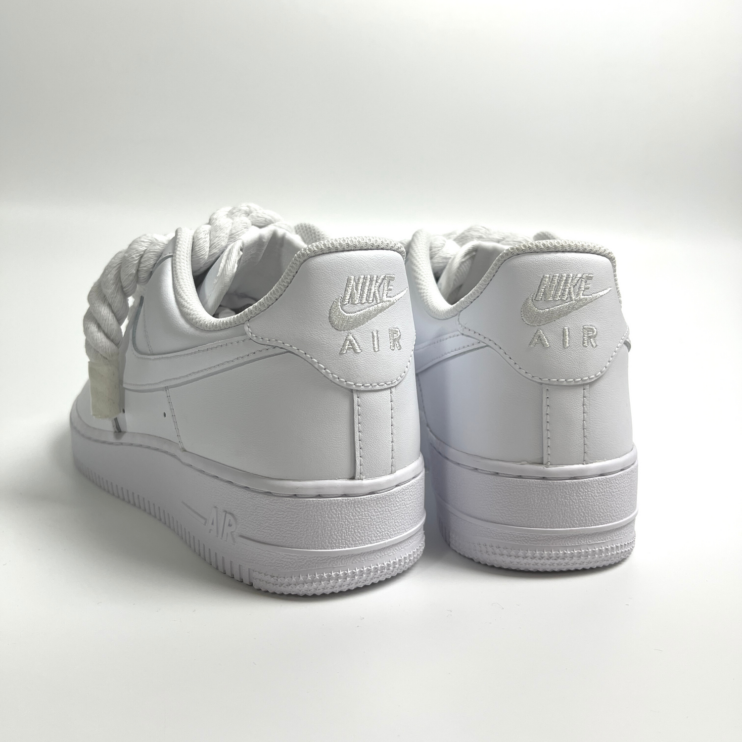 Rope Air Force 1 - Pure White | No Sauce The Plug