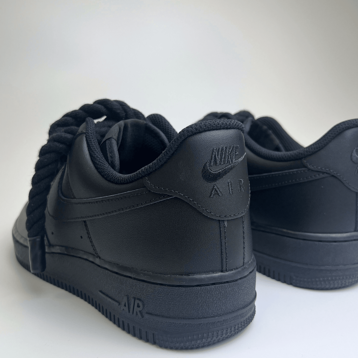 Rope Air Force 1 - Blackout | No Sauce The Plug