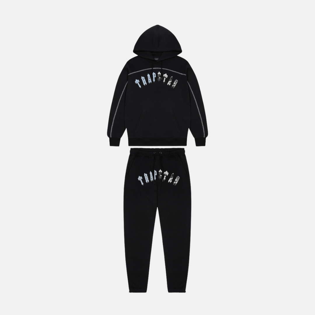 Trapstar Irongate Arch Tracksuit Tracksuit - Black/Blue Camo | No Sauce ...