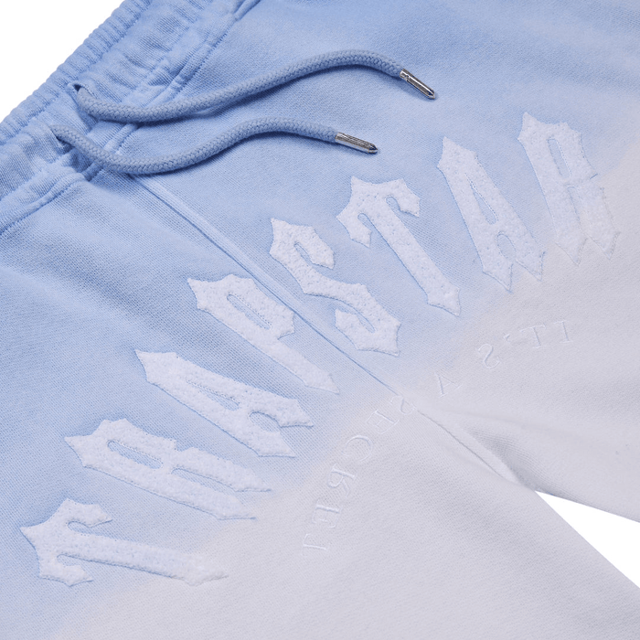Trapstar Irongate Arch Chenille Hoodie & Shorts Set - Blue Gradient ...