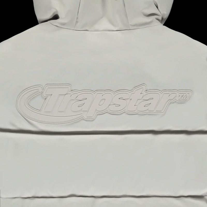 Trapstar Hyperdrive Technical Puffer Jacket - Light Grey | No Sauce The ...
