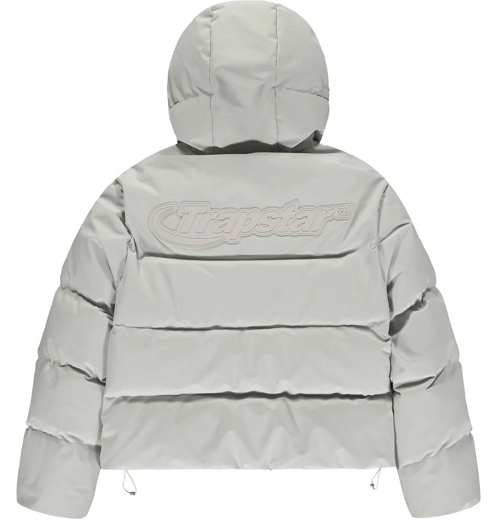 Trapstar Hyperdrive Technical Puffer Jacket - Light Grey | No Sauce The ...