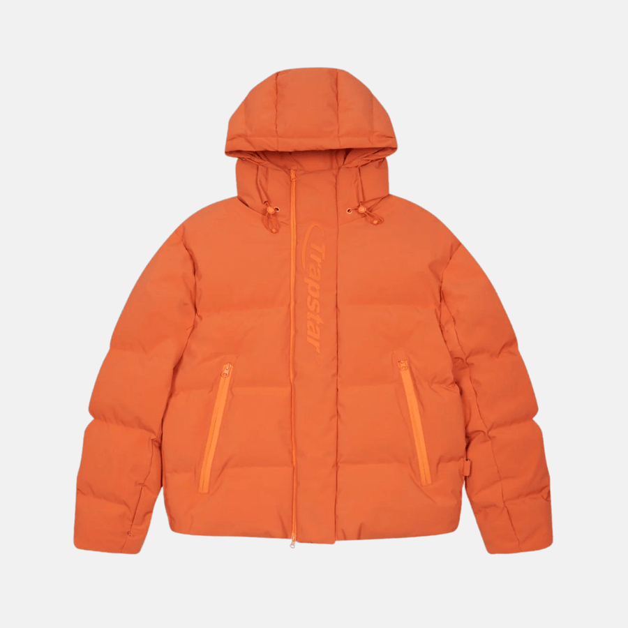 Trapstar Hyperdrive Technical Puffer Jacket - Orange Edition | No Sauce ...