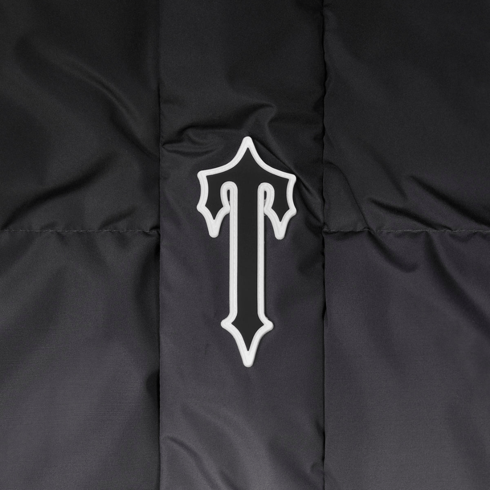 Trapstar Irongate Hooded Puffer AW23 Jacket - Black Gradient | No Sauce ...