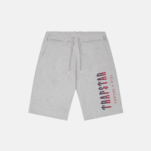 Trapstar Decoded Shorts Set - White/Red Gradient | No Sauce The Plug