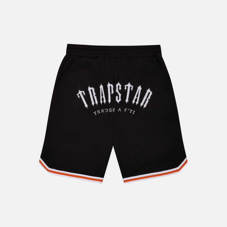 Trapstar Irongate Arch Basketball Set - Black/White/Orange | No Sauce The Plug