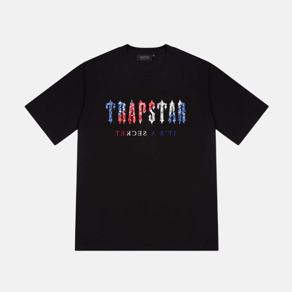 Trapstar Decoded Paisley Revolution T-Shirt - Black / Red / Blue | No ...